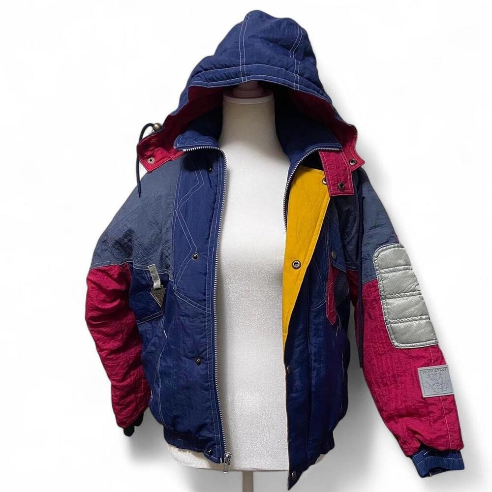 Rare Vintage Y2k 80s Early 90s Deadstock Color-Blocke… - Gem